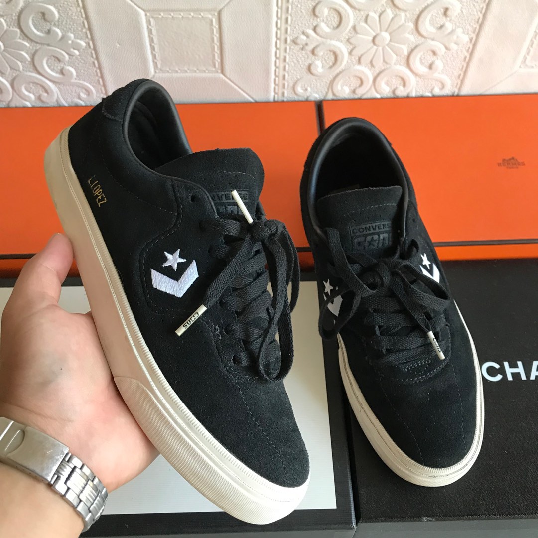 CONVERSE CONS x L Lopez “ Authentic “ Pro Low size 40, Fesyen Pria ...