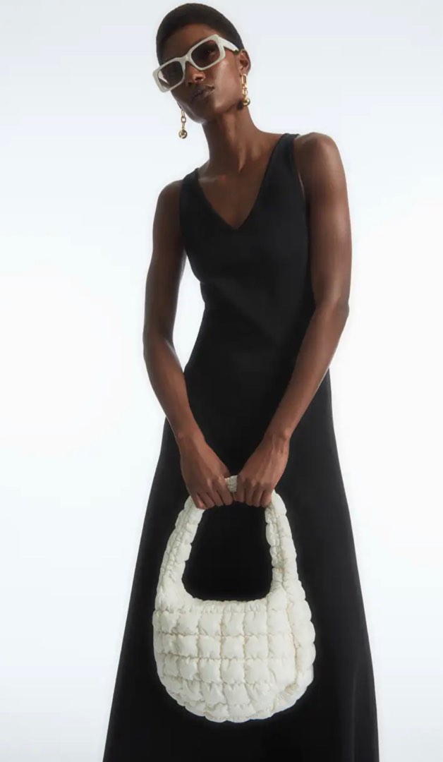 COS QUILTED MINI BAG CREAM, Women's Fashion, Bags & Wallets, Shoulder ...