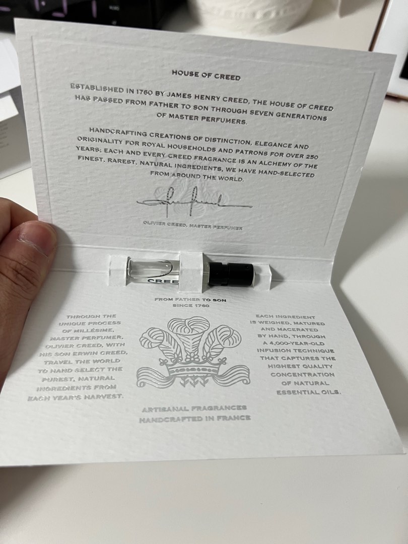 Creed Aventus Cologne 2ml sample, Beauty & Personal Care, Fragrance ...