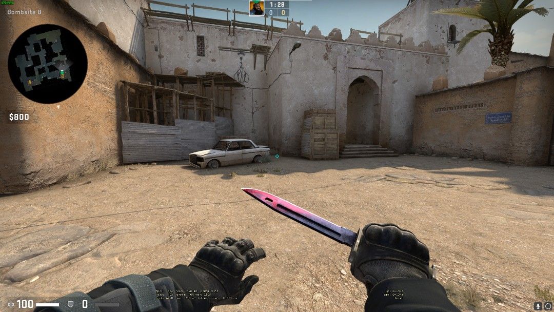 CSGO knife BAYONET DOPPLER P1 FN, Video Gaming, Gaming Accessories, In-Game Products on Carousell