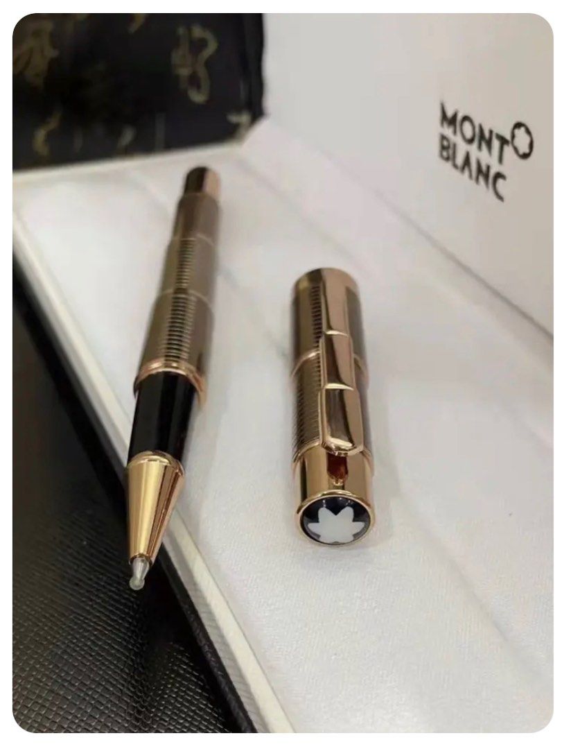Pen Mewah Jenama Mont Blanc diperbuat dari logam tahan karat yang ...