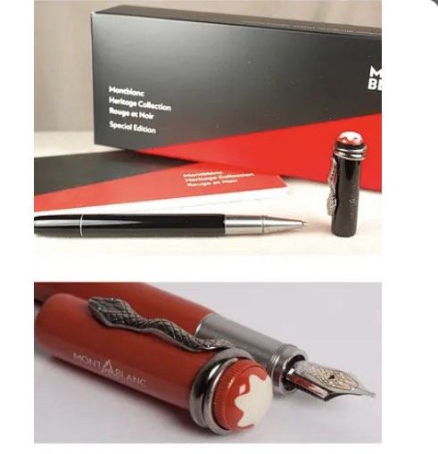 Pen Mewah Jenama Mont Blanc diperbuat dari logam tahan karat yang ...