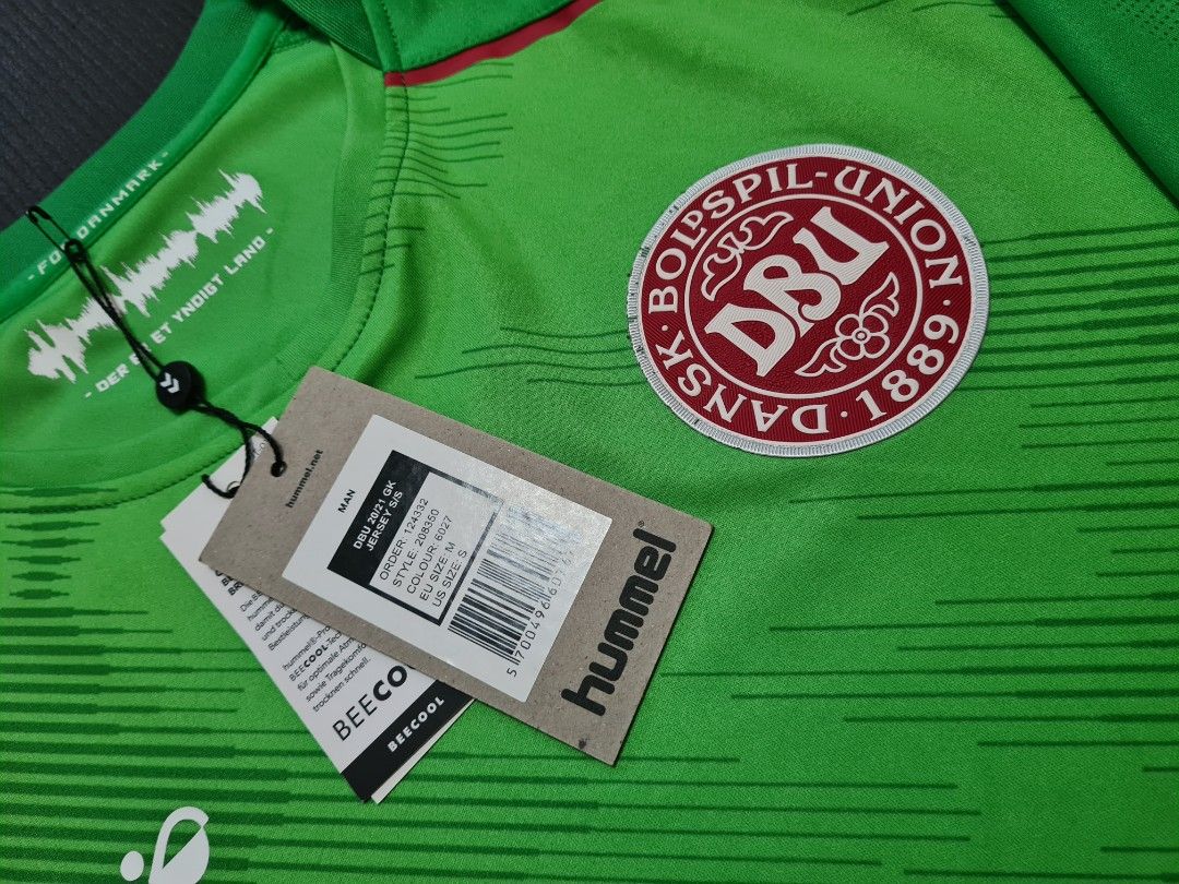 DBU DENMARK 2021 AUTHENTIC HUMMEL GOALKEEPER AWAY JERSEY, Hobbies ...