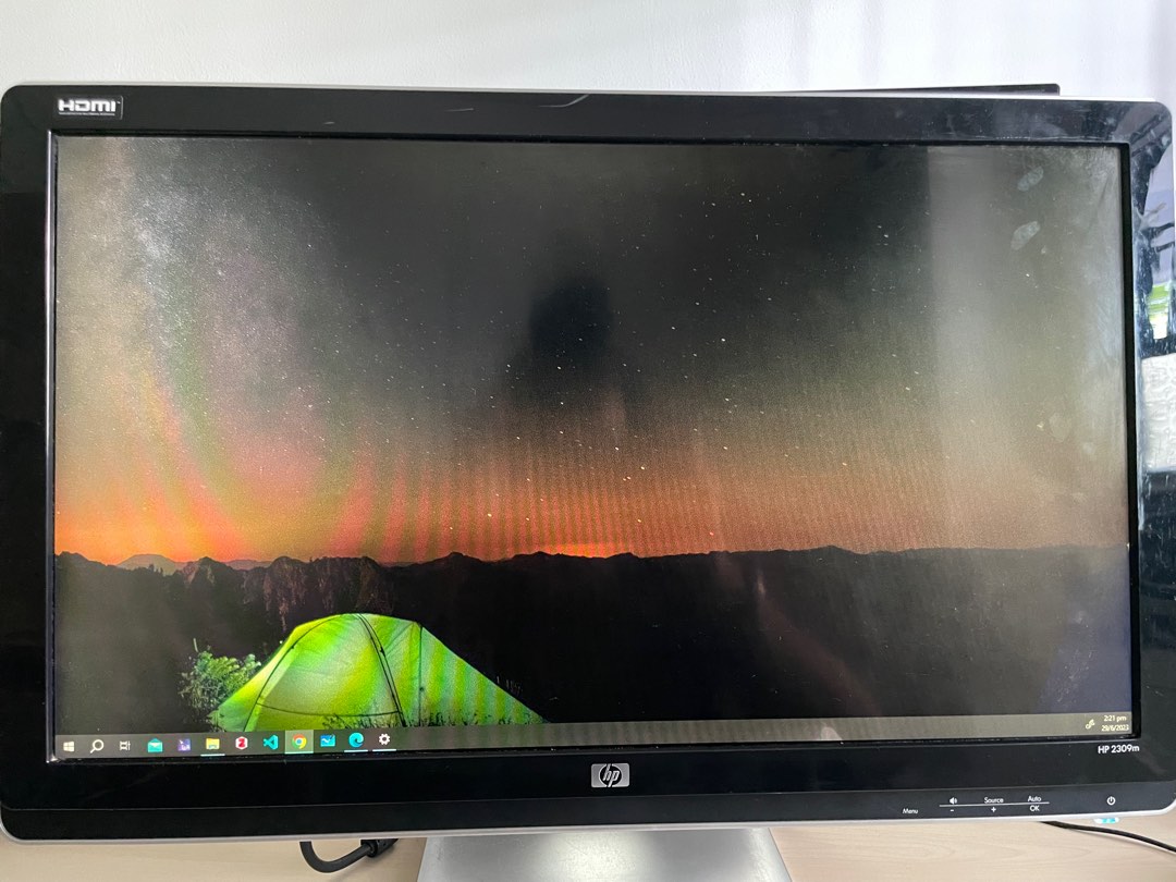 Defective - Old HP monitor, Computers & Tech, Parts & Accessories ...