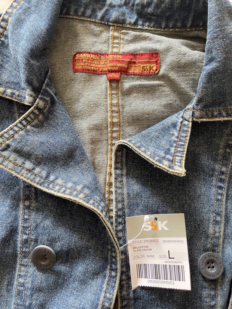 Denium jacket, Men's Fashion, Coats, Jackets and Outerwear on Carousell