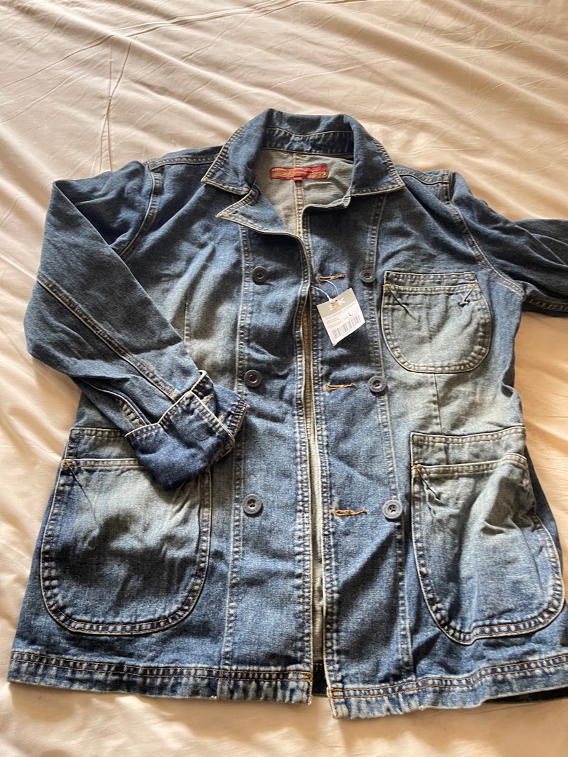 Denium jacket, Men's Fashion, Coats, Jackets and Outerwear on Carousell