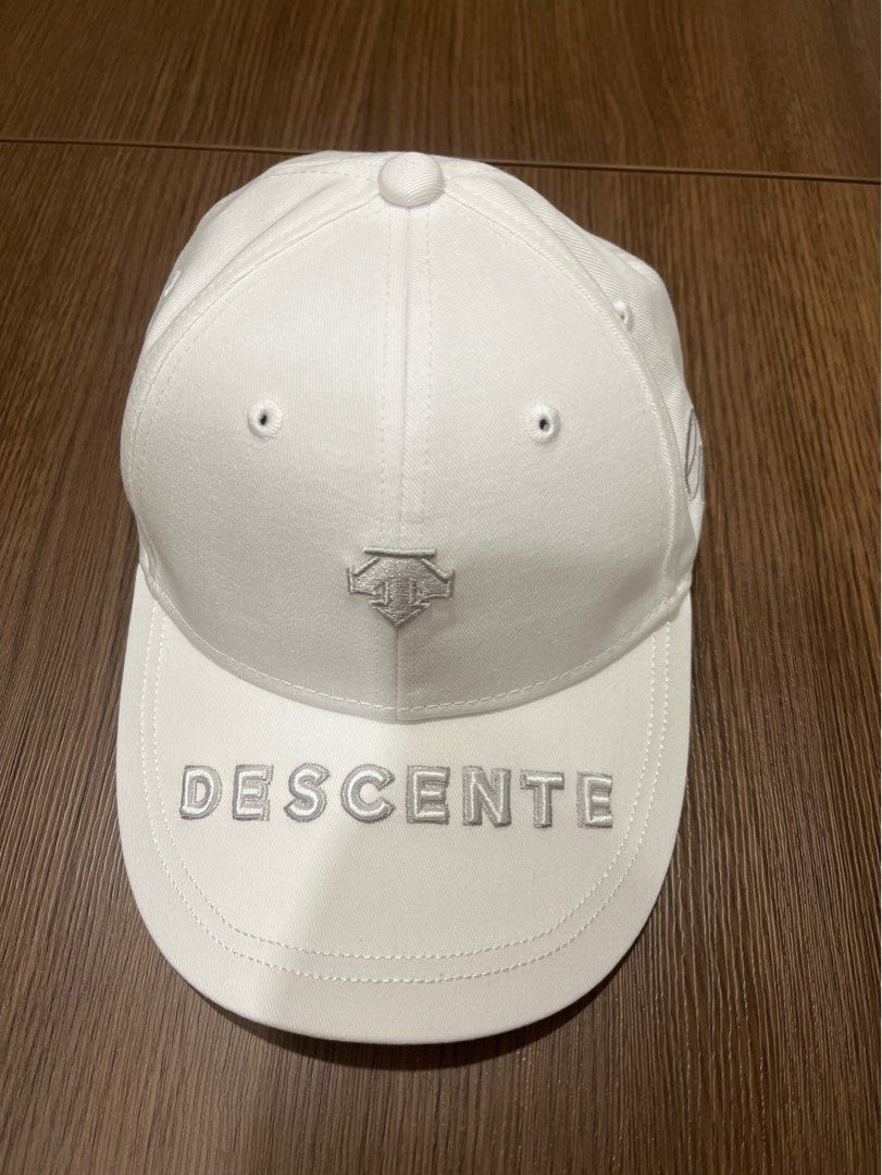 Descente white golf cap / Champion white cap, Women's Fashion, Watches ...