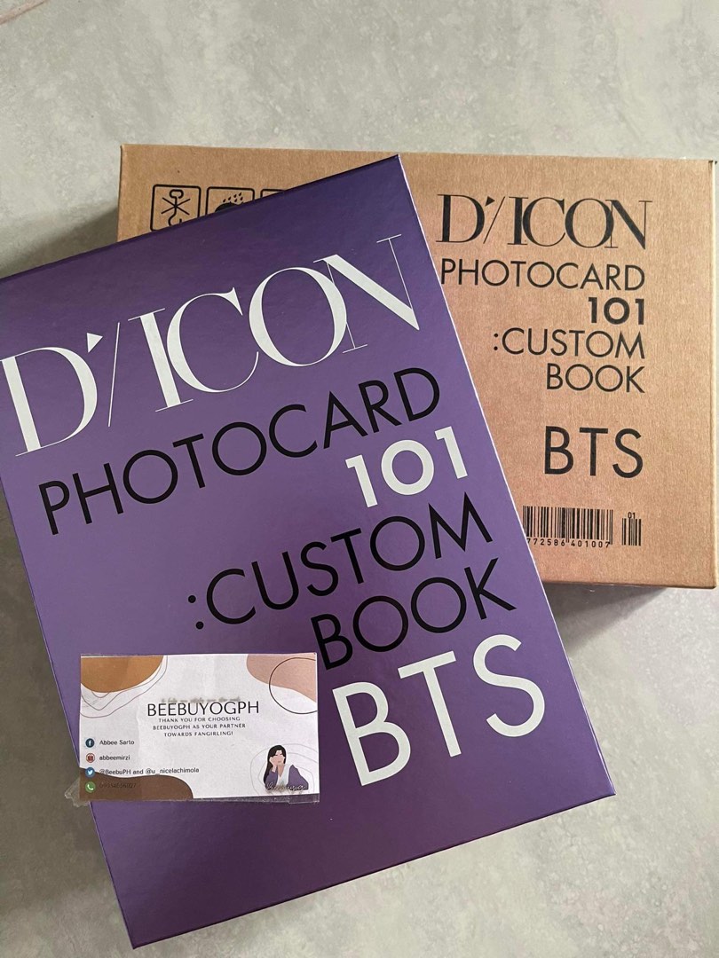 DICON PHOTOBOOK ONLY with box on Carousell