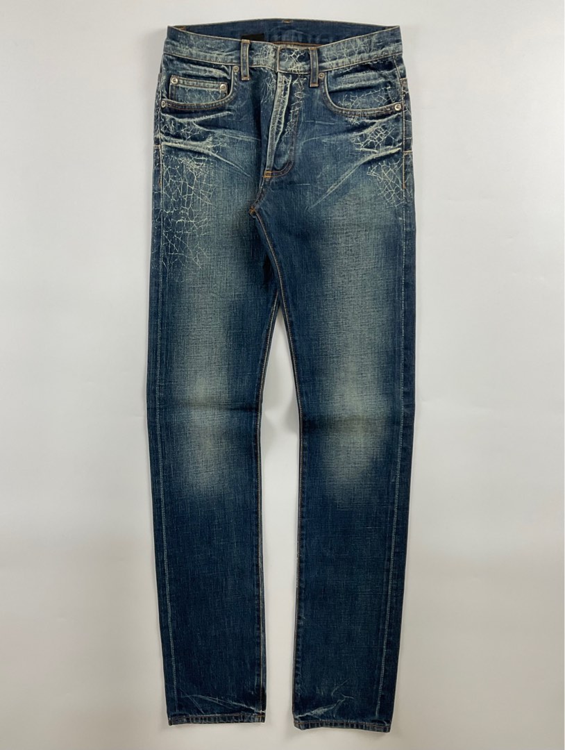 Dior x Hedi Slimane S/S'07 Spiderweb Denim, Men's Fashion, Bottoms ...