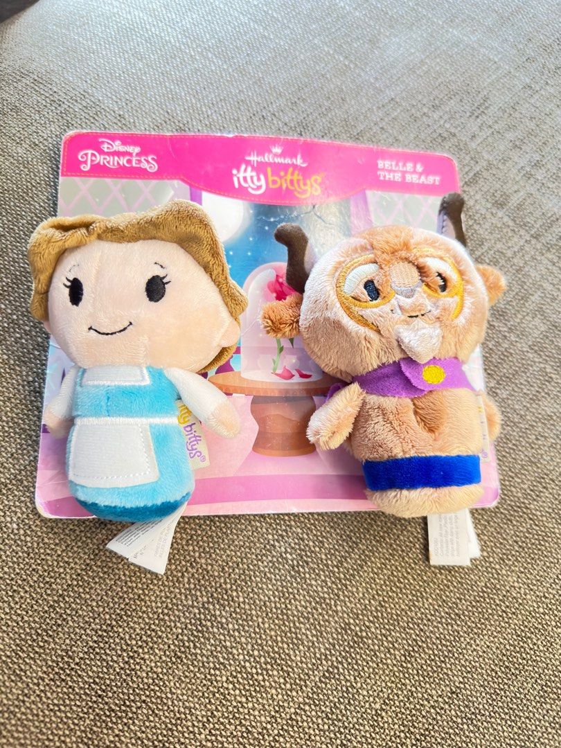 Disney belle and beast soft toys, Hobbies & Toys, Toys & Games on Carousell