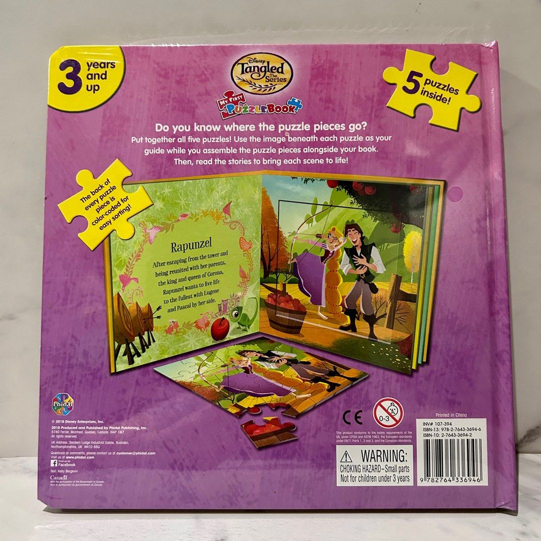 Disney Tangled Series: My First Puzzle Book, Rapunzel Board Book ...