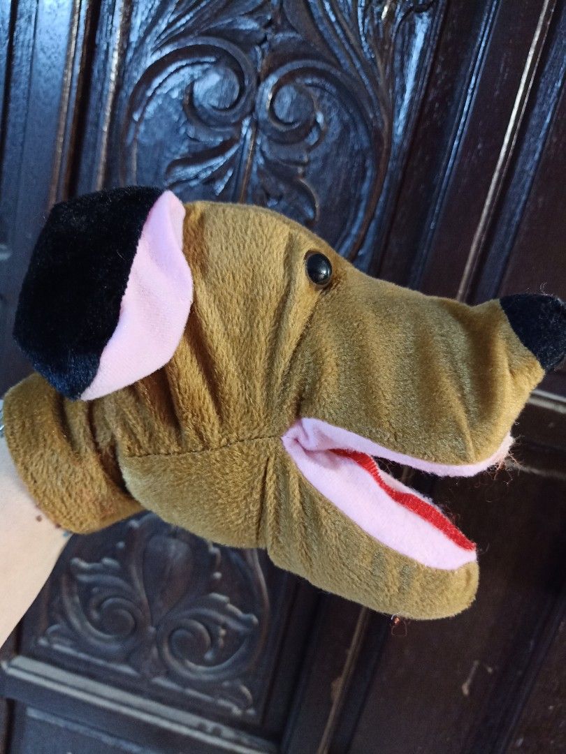 DOG HAND PUPPET, Hobbies & Toys, Toys & Games on Carousell