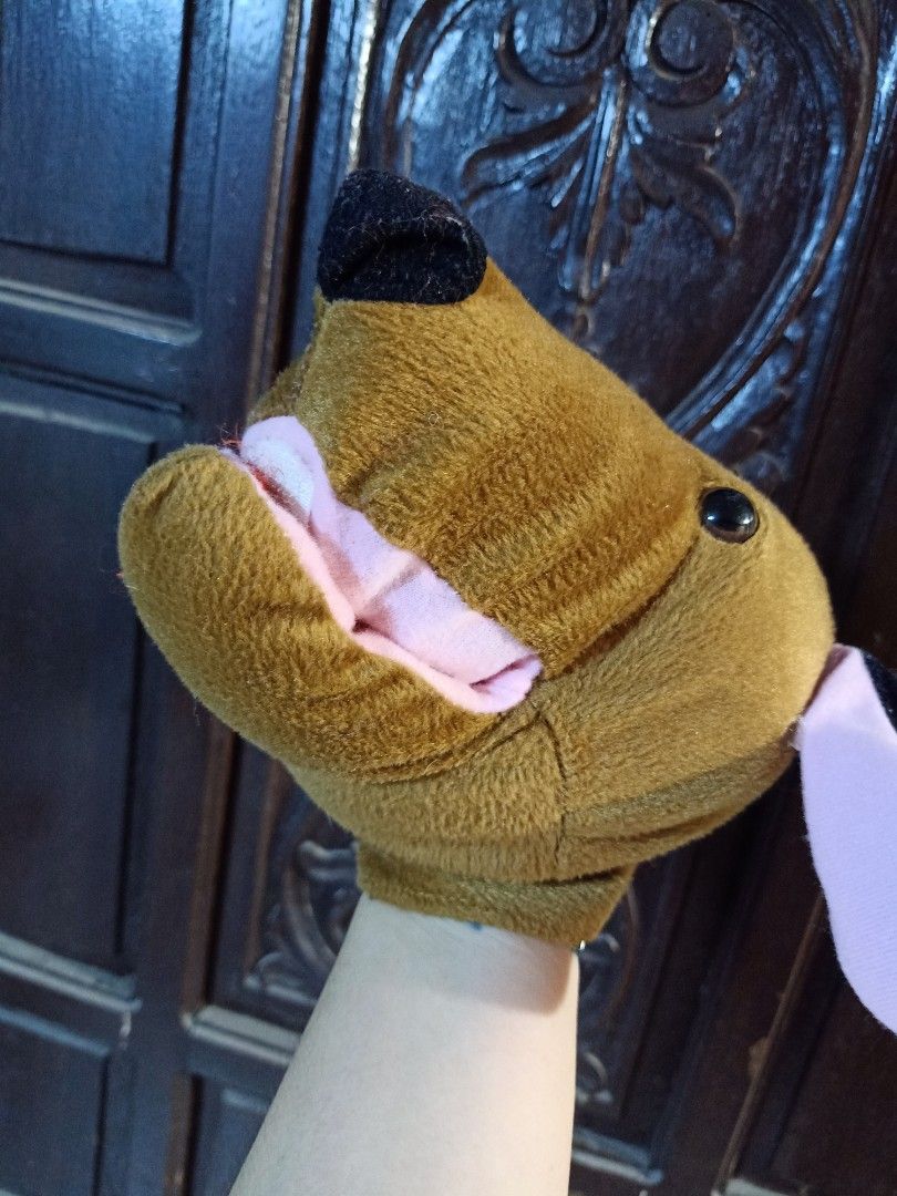 DOG HAND PUPPET, Hobbies & Toys, Toys & Games on Carousell