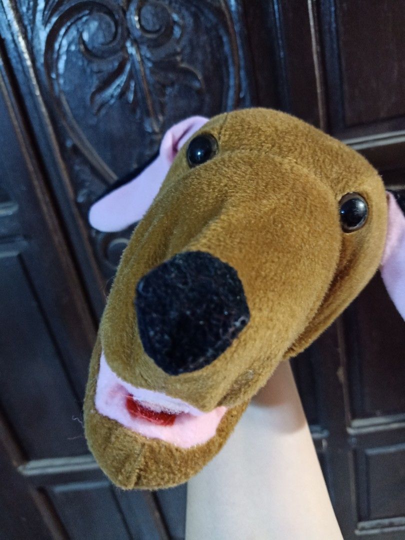DOG HAND PUPPET, Hobbies & Toys, Toys & Games on Carousell