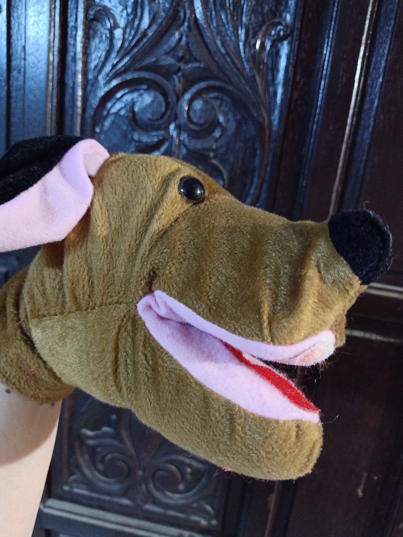 DOG HAND PUPPET, Hobbies & Toys, Toys & Games on Carousell