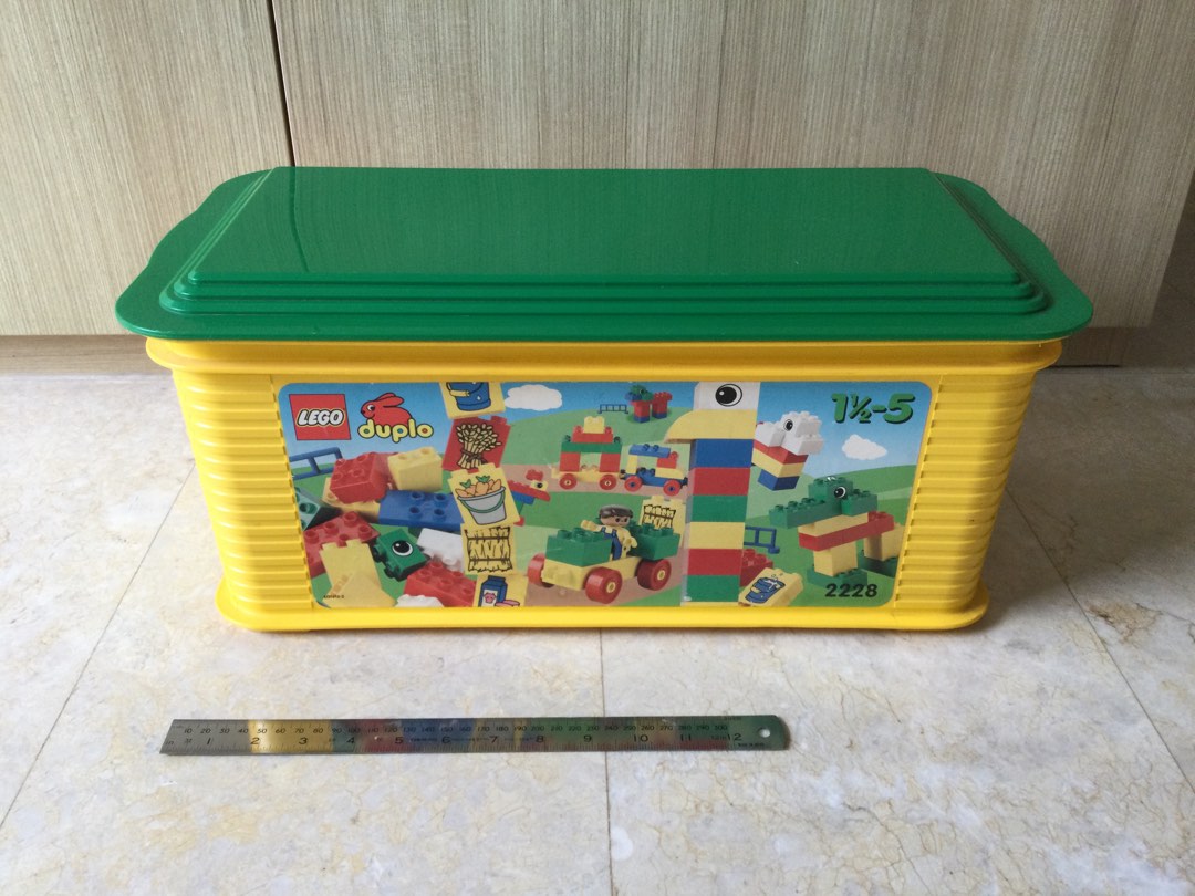 Duplo Lego Toy Storage Crate, Babies & Kids, Baby Nursery & Kids ...