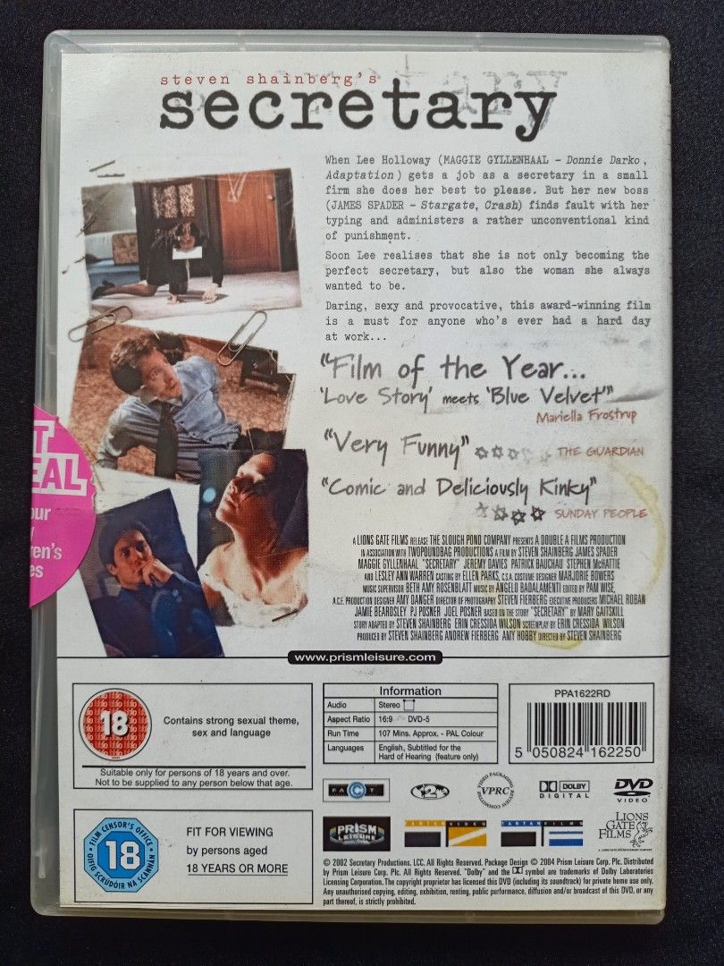 DVD Secretary, Hobbies & Toys, Music & Media, CDs & DVDs on Carousell