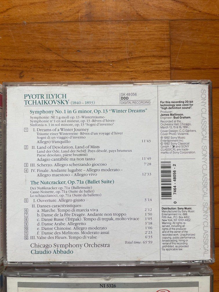 Early Pressings Classical Music CD, Hobbies & Toys, Music & Media, CDs & DVDs on Carousell