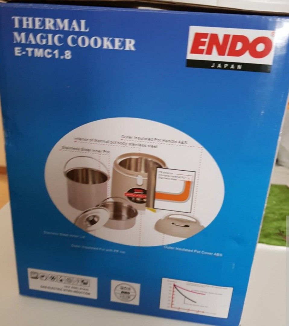 Endo Thermal Magic Cooker 1.8l, TV & Home Appliances, Kitchen ...