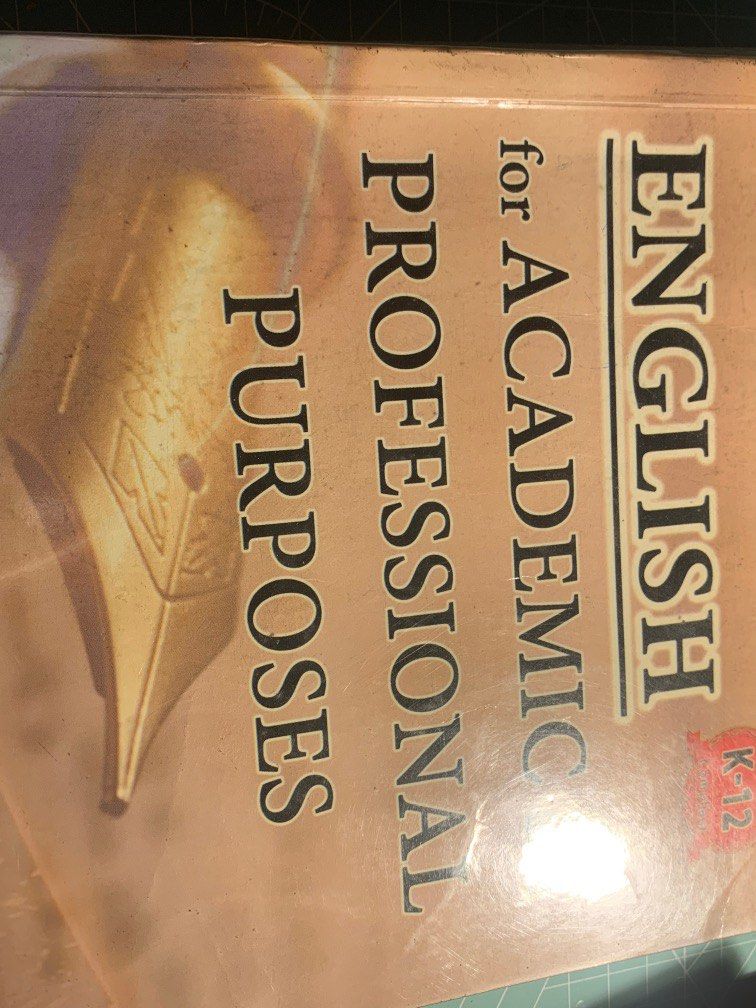 English for academic and professional purposes (EAPP) SHS BOOK by Lauro ...