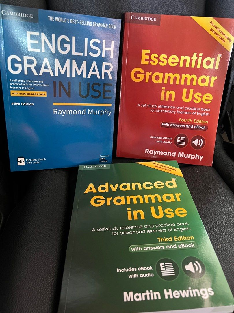 English grammar ; Essential Grammar in Use; Advanced Grammar in Use (3 sets), 興趣及遊戲, 書本 & 文具 ...