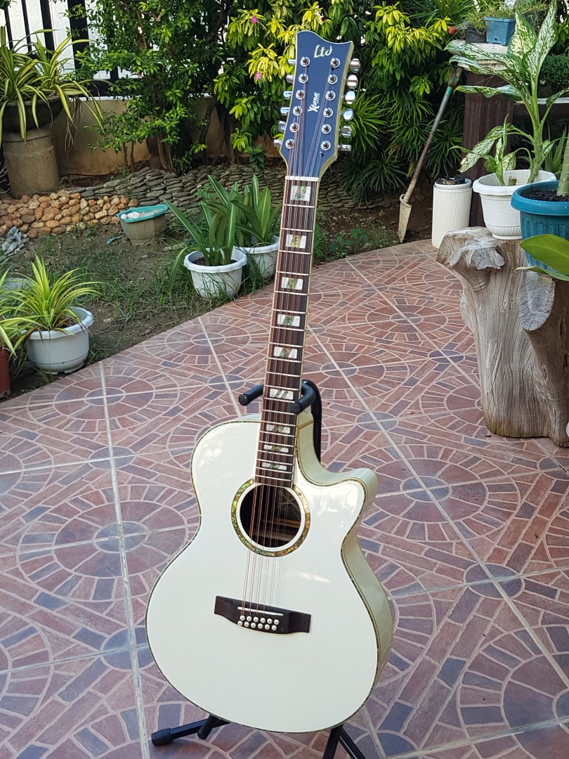 ESP LTD XTONE AC-10E 12 (12 STRINGS), Hobbies & Toys, Music & Media, Musical Instruments on ...