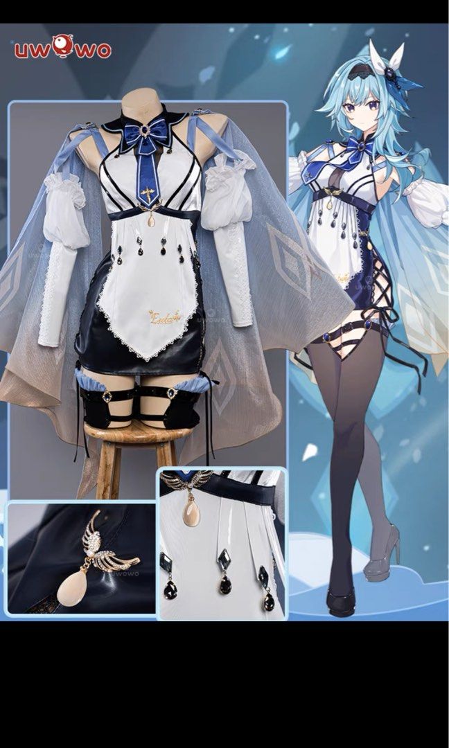 WTS/WTT Genshin Impact UWOWO Eula maid cos, Hobbies & Toys, Memorabilia ...