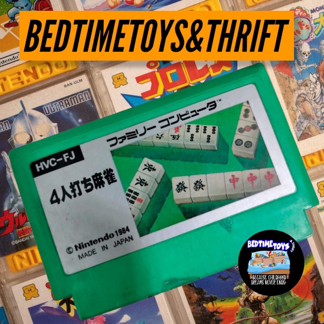 FAMICOM 4 NIN UCHI MAHJONG, Video Gaming, Video Games, Nintendo on ...