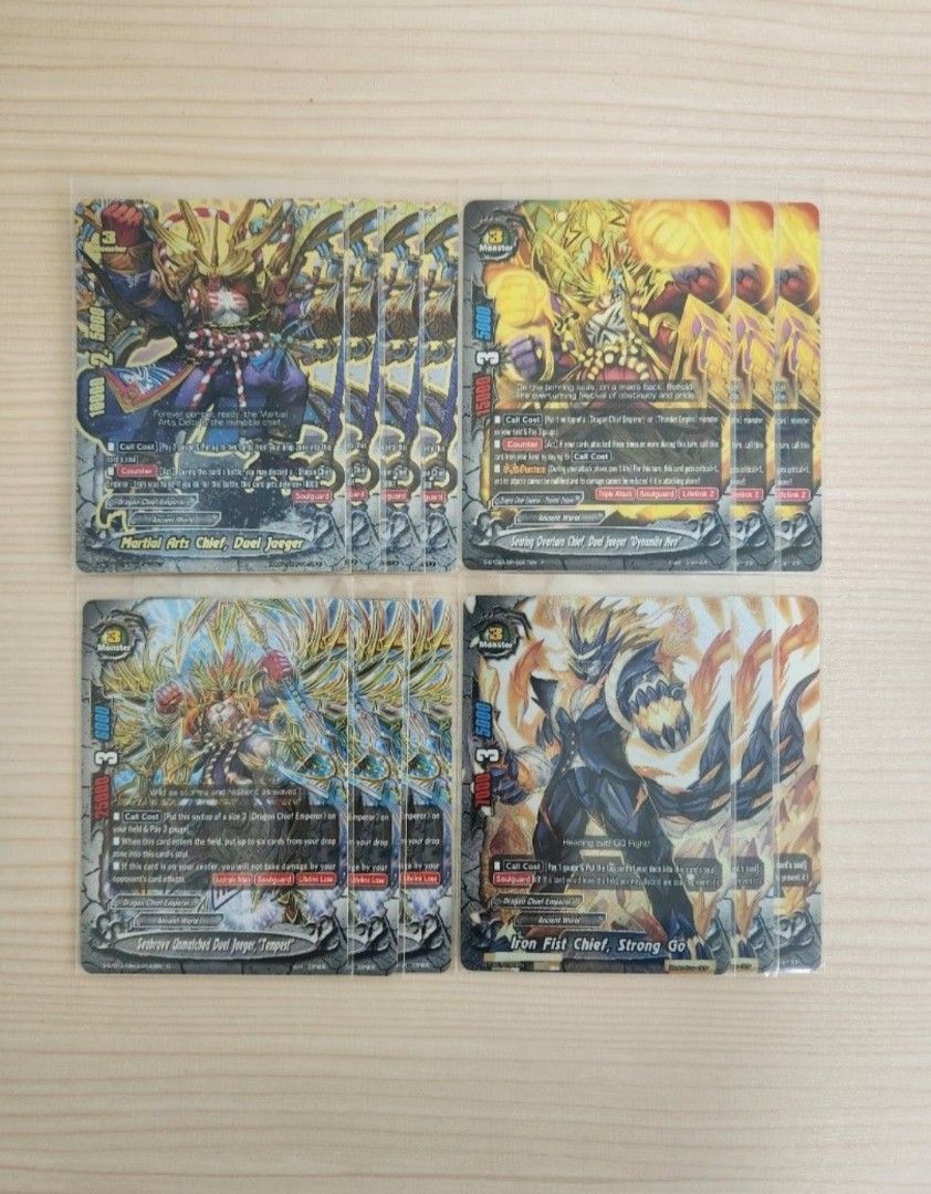 *FAST DEAL* Duel Jaeger Dragon Chief Emperor Overturn Deck Future Card ...