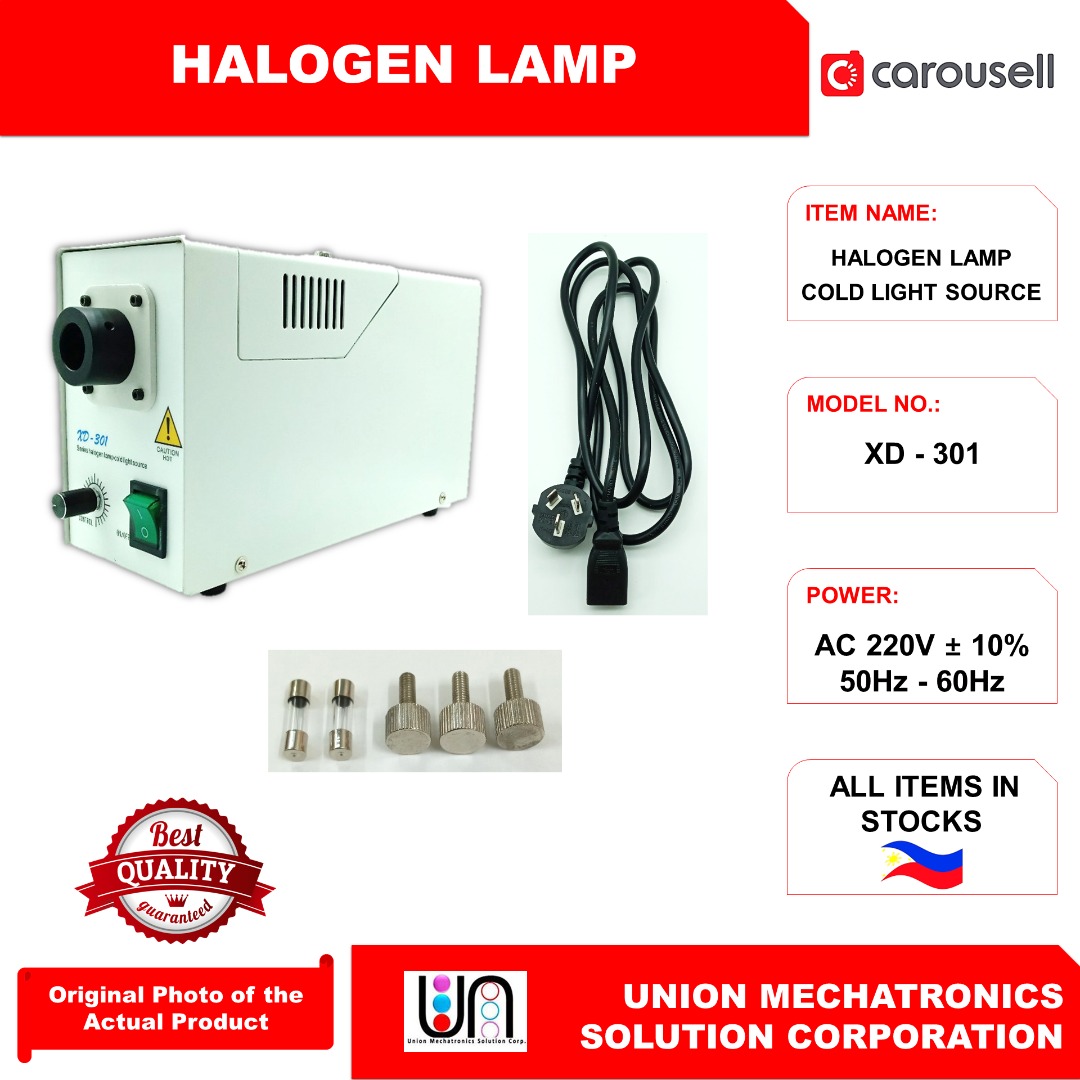 Fiber Optic Halogen Lamp Cold Light Source XD-301, Commercial ...