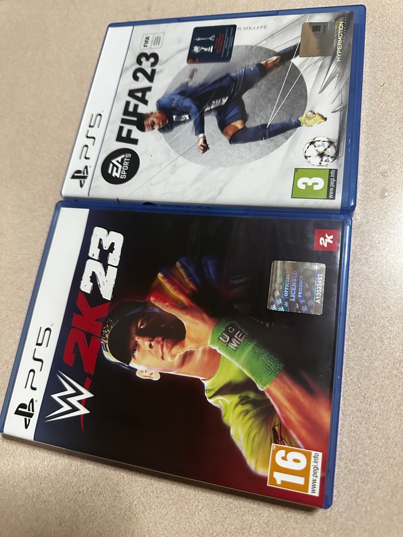 FIFA 23 & WWE 2K23 (PS5), Video Gaming, Video Games, PlayStation on ...