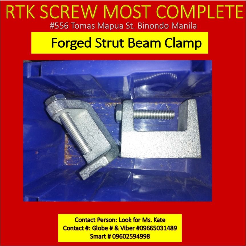 Forged Strut Beam Clamp, Commercial & Industrial, Construction Tools ...
