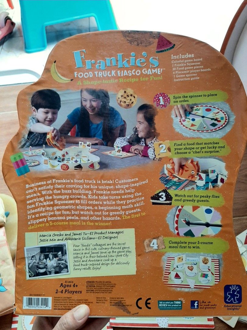 Frankie's food truck fiasco game, Toys & Collectibles, Permainan Papan ...