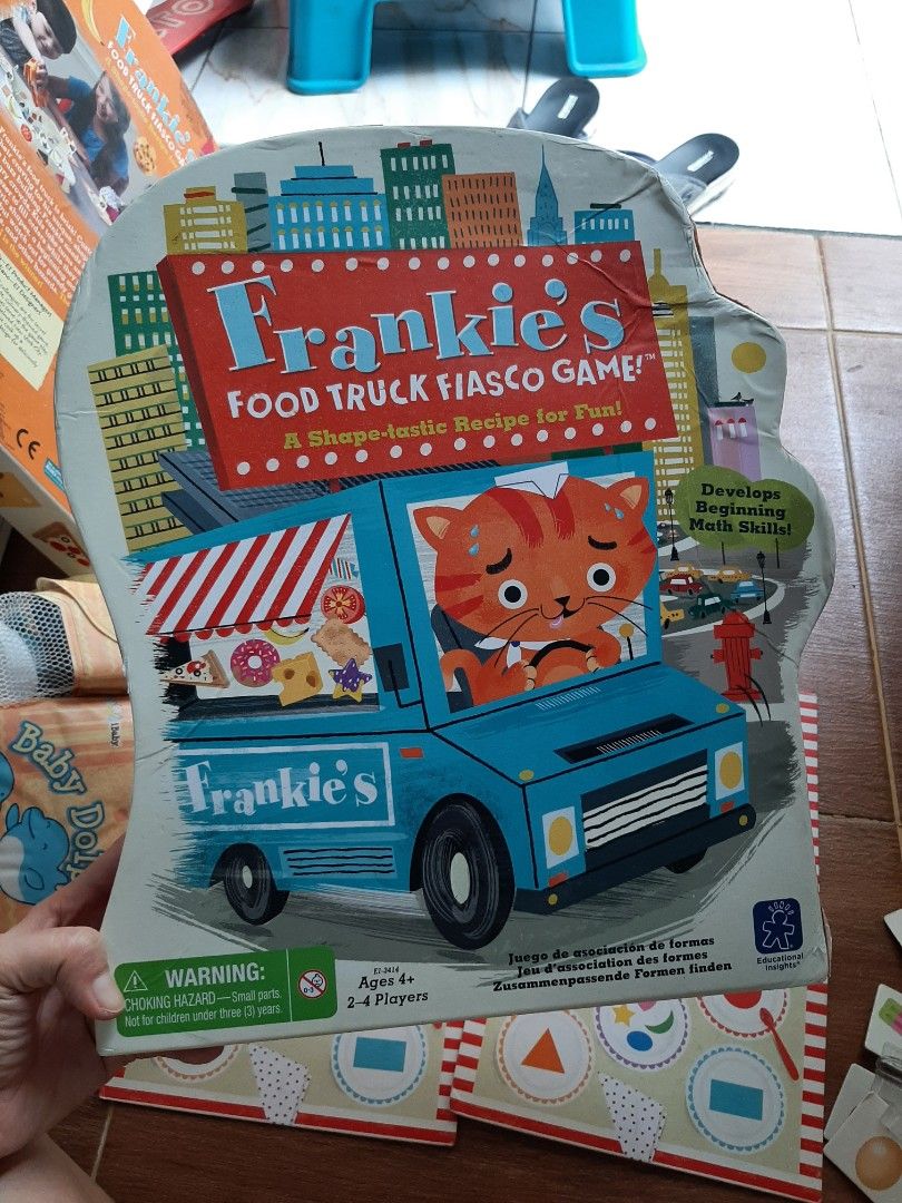 Frankie's food truck fiasco game, Toys & Collectibles, Permainan Papan ...
