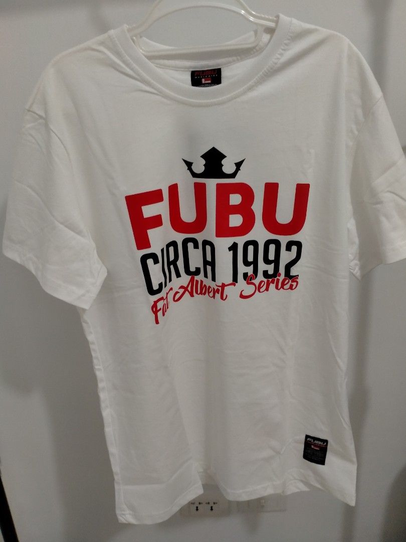 FUBU White Shirt Fat Albert Series, Men's Fashion, Tops & Sets, Tshirts ...