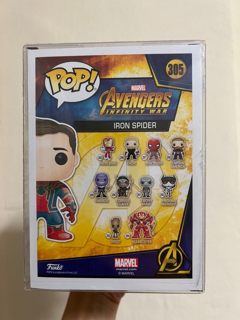 Funko Pop Iron Spider Unmasked #305, Hobbies & Toys, Toys & Games on ...