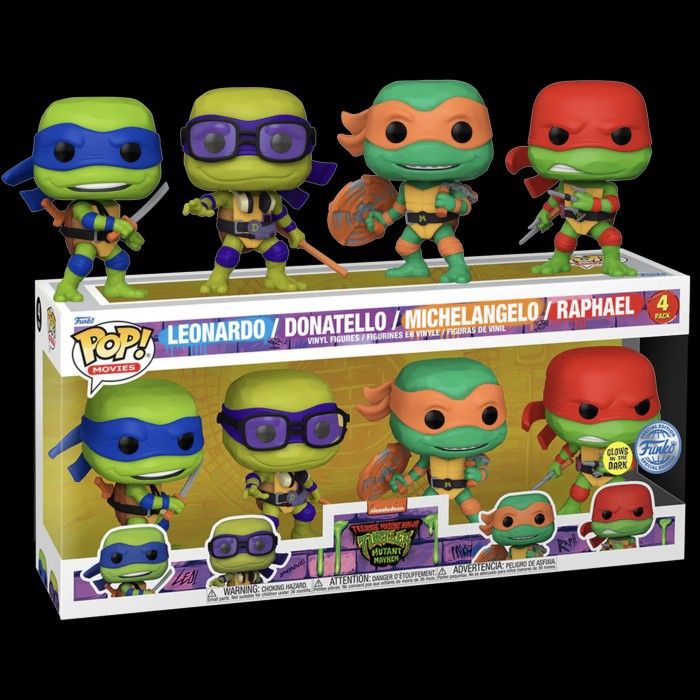 Funko Pop! Movies: Teenage Mutant Ninja Turtles: Mutant Mayhem ...