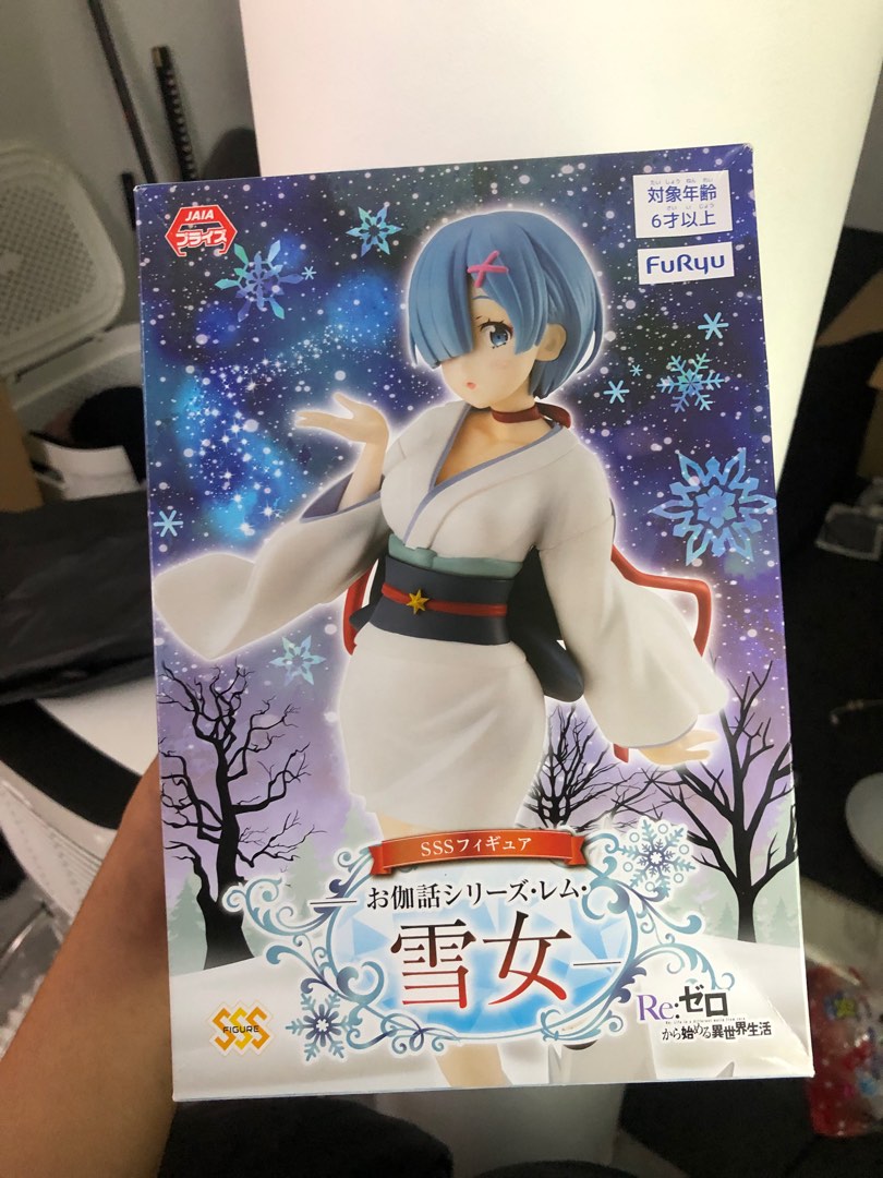 FuRyu Rem Snow Fairy / Yuki Onna Ver. Figure, Hobbies & Toys, Toys ...