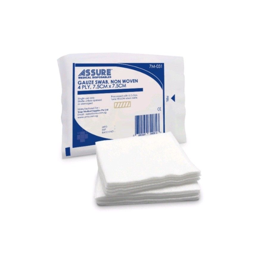 Sterile Gauze Swab Non-Woven, Health & Nutrition, Medical Supplies ...
