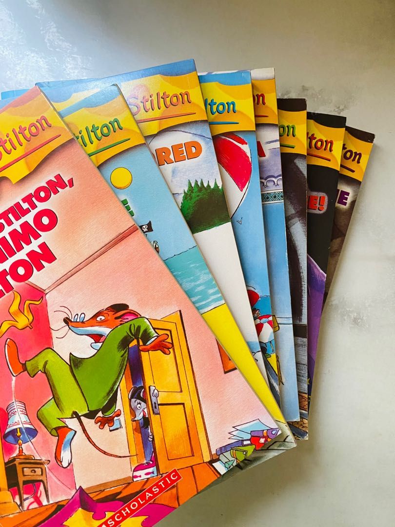 Geronimo Stilton Book Set (all 8 books), Hobbies & Toys, Books ...