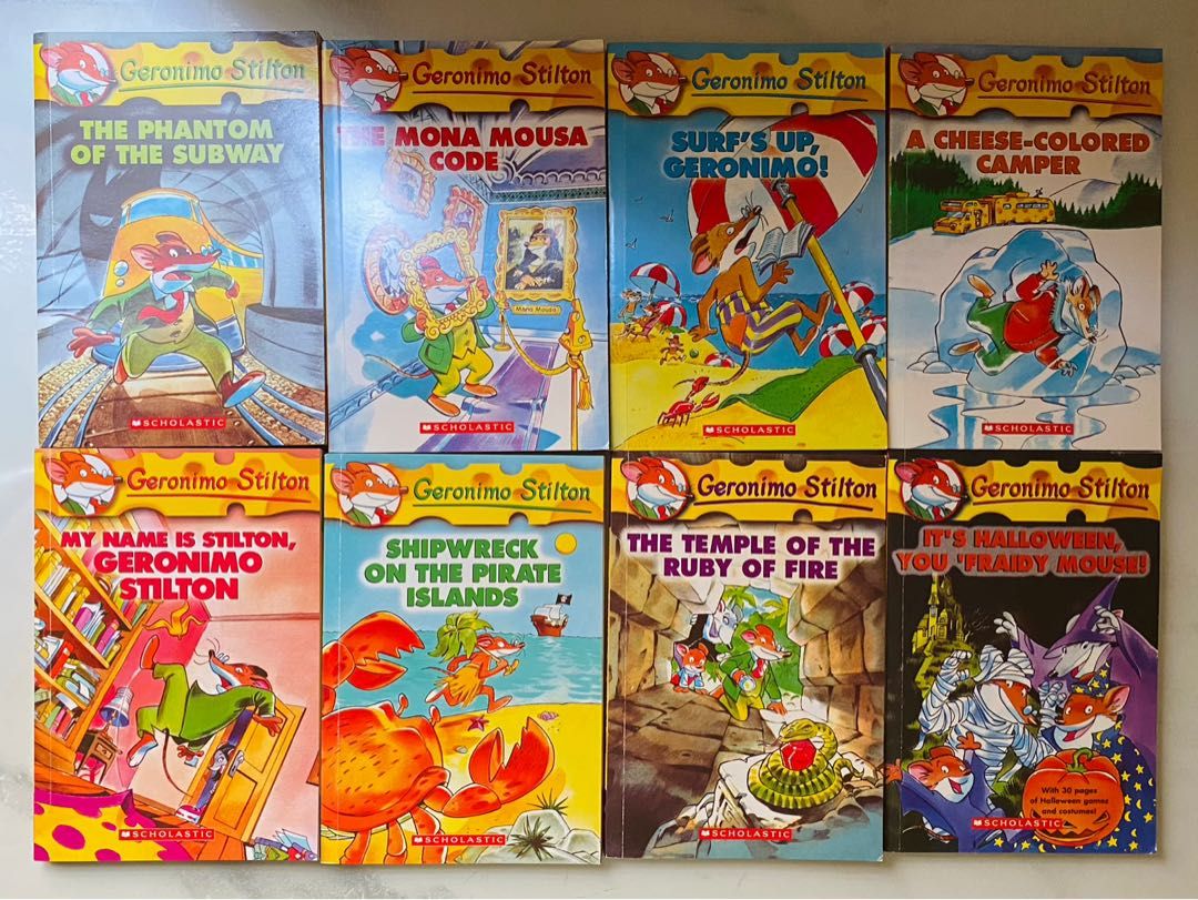 Geronimo Stilton Book Set (all 8 books), Hobbies & Toys, Books ...