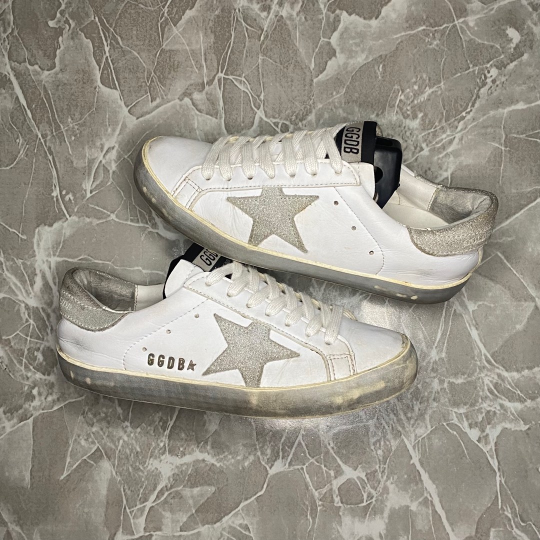 GGDB silver star, Women's Fashion, Footwear, Sneakers on Carousell