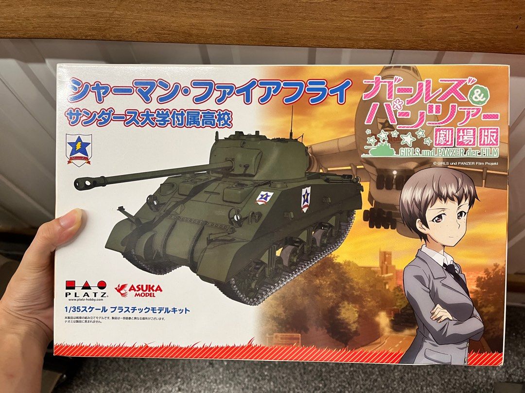 Girls und Panzer Sherman Tank Model, Hobbies & Toys, Toys & Games on ...