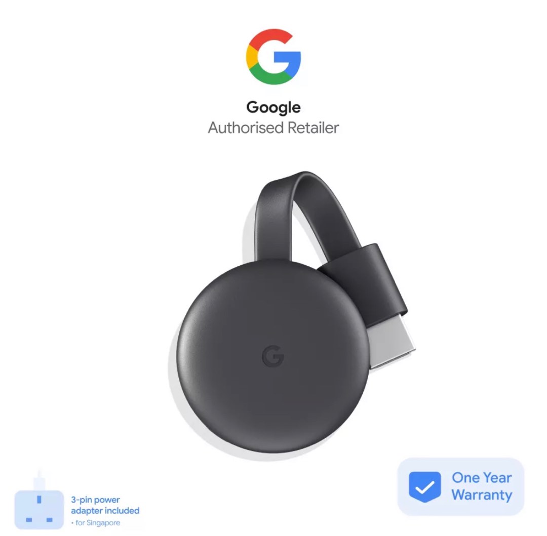 Google Chromecast (3rd Gen) Brand New, TV & Home Appliances, TV & Entertainment, Media Streamers ...