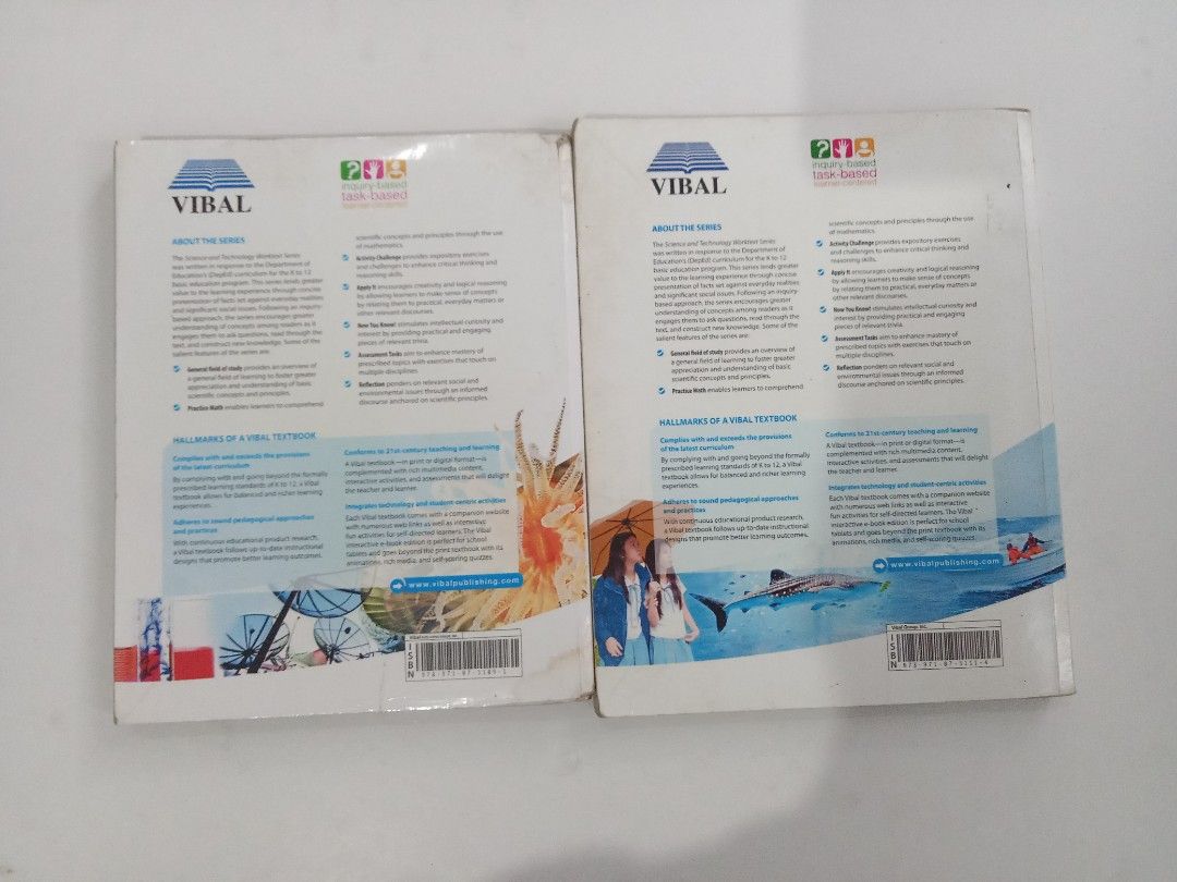 Grade 7 and Grade 8 Science and Technology VIBAL Textbooks, Hobbies ...