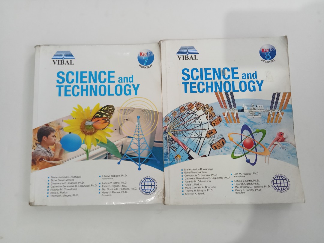 Grade 7 and Grade 8 Science and Technology VIBAL Textbooks, Hobbies ...