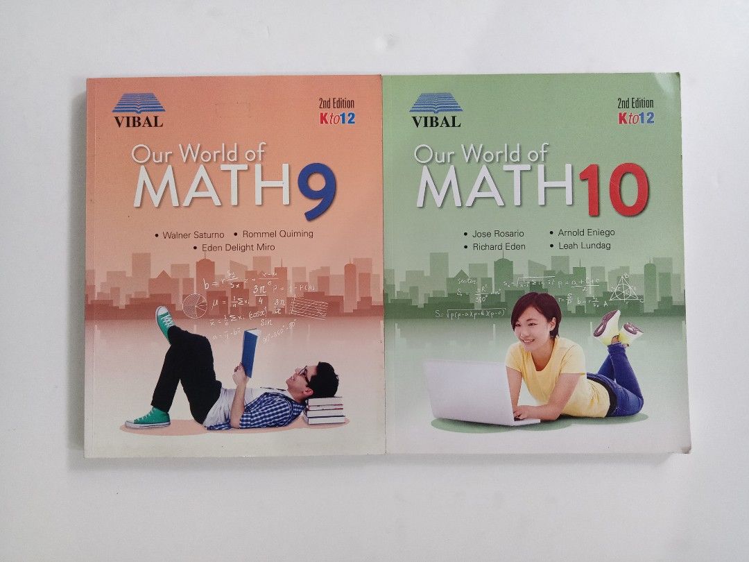 Grade 9 and Grade 10 Our World of Math VIBAL Textbooks High School Math Book, Hobbies & Toys ...