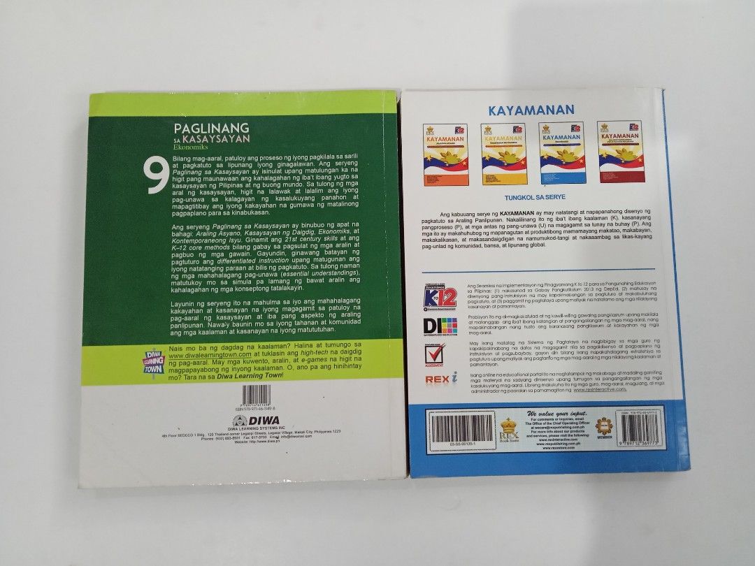 Grade 9 Ekonomiks Araling Panlipunan Books Paglinang sa Kasaysayan and ...