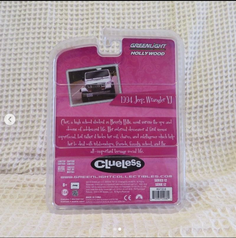 Greenlight “1994 Jeep Wrangler YJ” movie “Clueless”, Hobbies & Toys ...