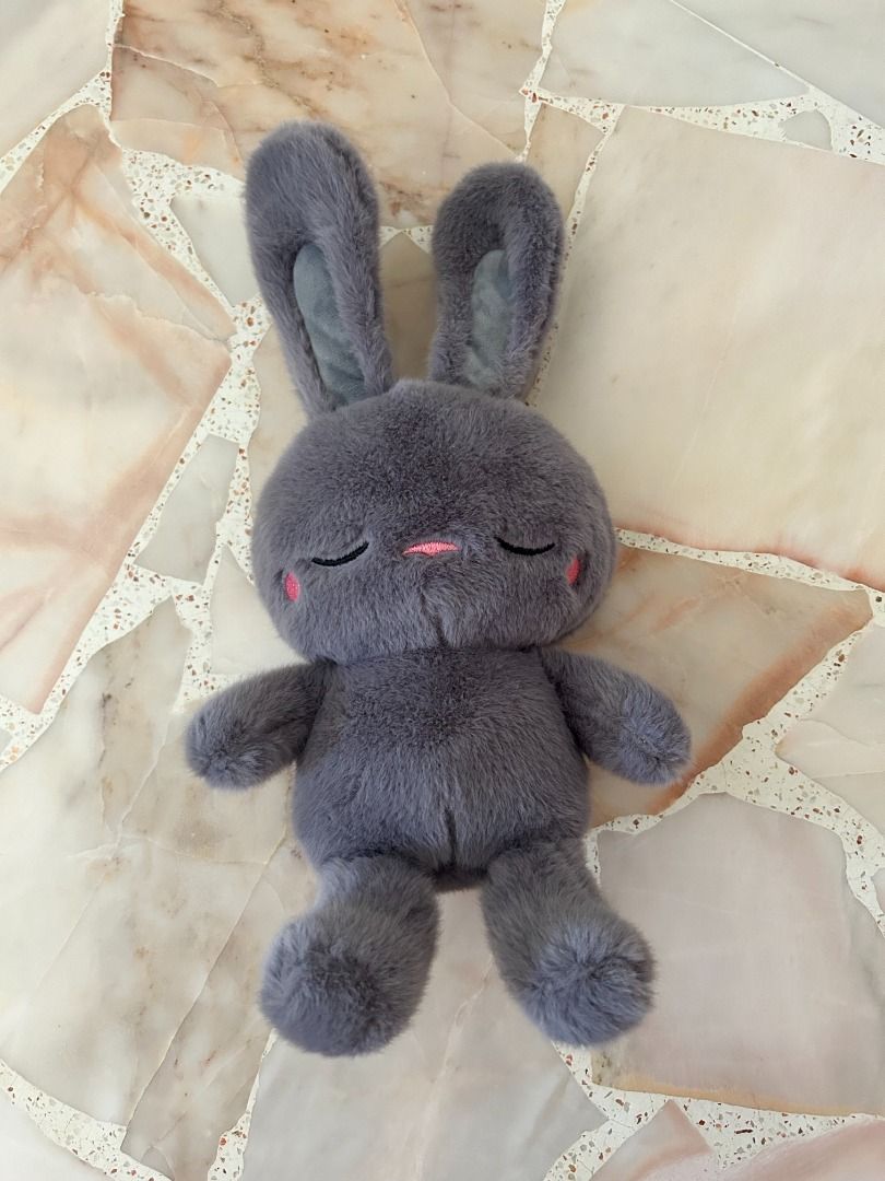 Grey Bunny Soft Toy, Hobbies & Toys, Toys & Games on Carousell